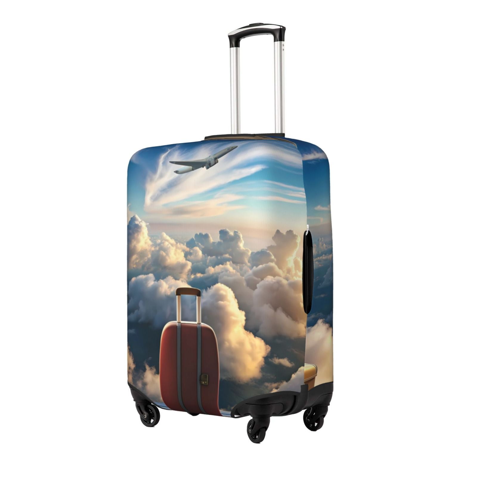 Gukieu Sunset Airplane Travel View Print Suitcase Protective Cover ...
