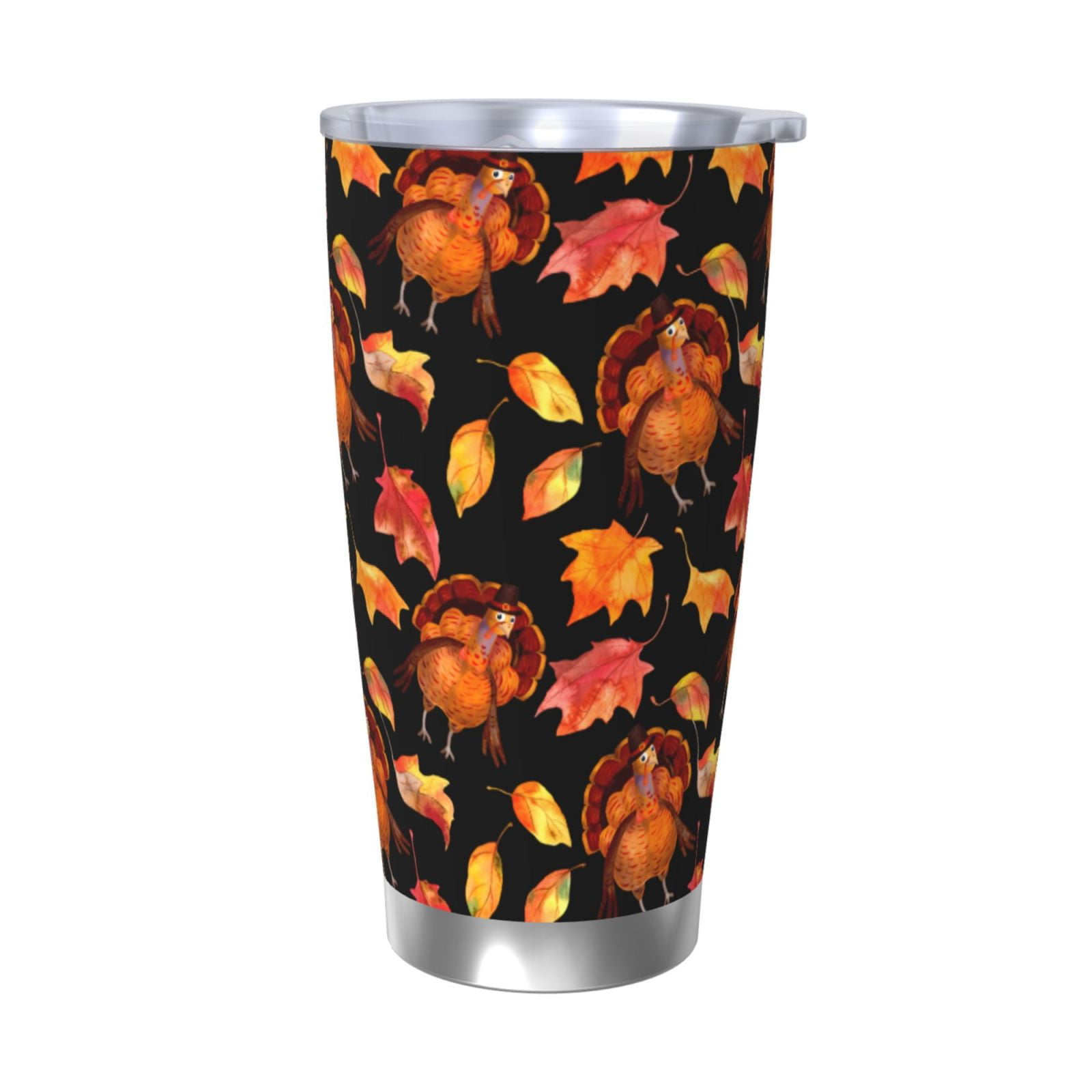 Gukieu Thanksgiving Turkey 1 Print 20OZ Car Cup, Vacuum Stainless Steel ...