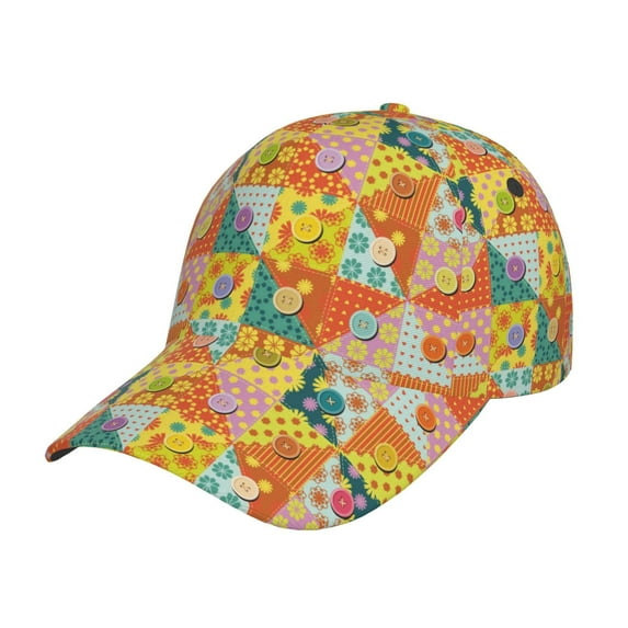 Gukieu different patchwork Prin Baseball Cap, Adjustable Sweat-wicking ...