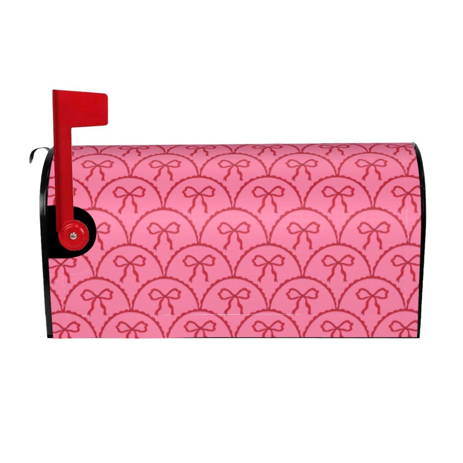 Gukieu red bows Print Magnetic Mailbox Cover, Sun-proof and Waterproof ...