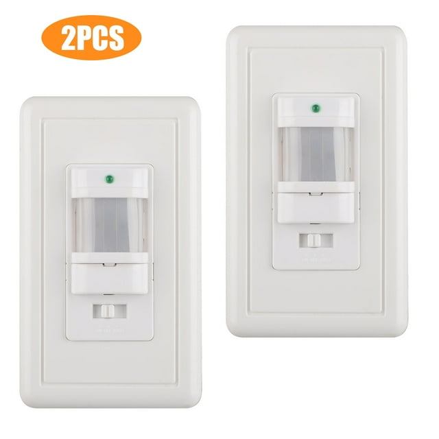 PIR Motion Sensing Light Switch, 2/1Pcs, Indoor Use, Vacancy ...