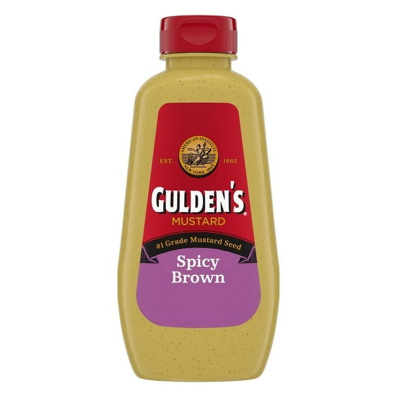 Gulden's Spicy Brown Mustard, 12 oz.(2 Packs) - Walmart.com