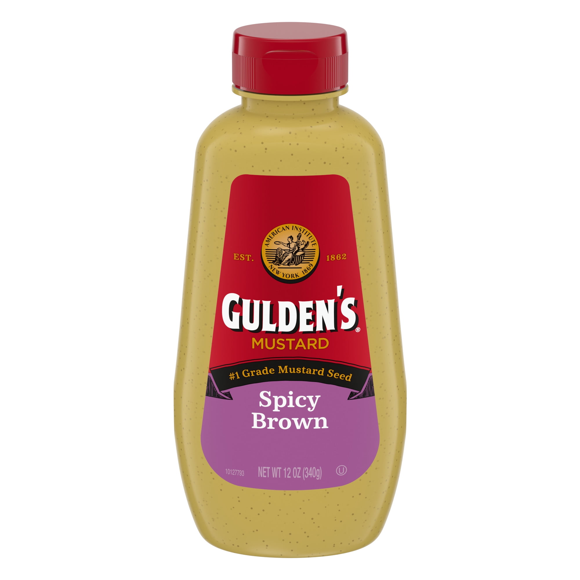 Gulden's Spicy Brown Mustard, Squeeze Bottle, 12 oz. - Walmart.com
