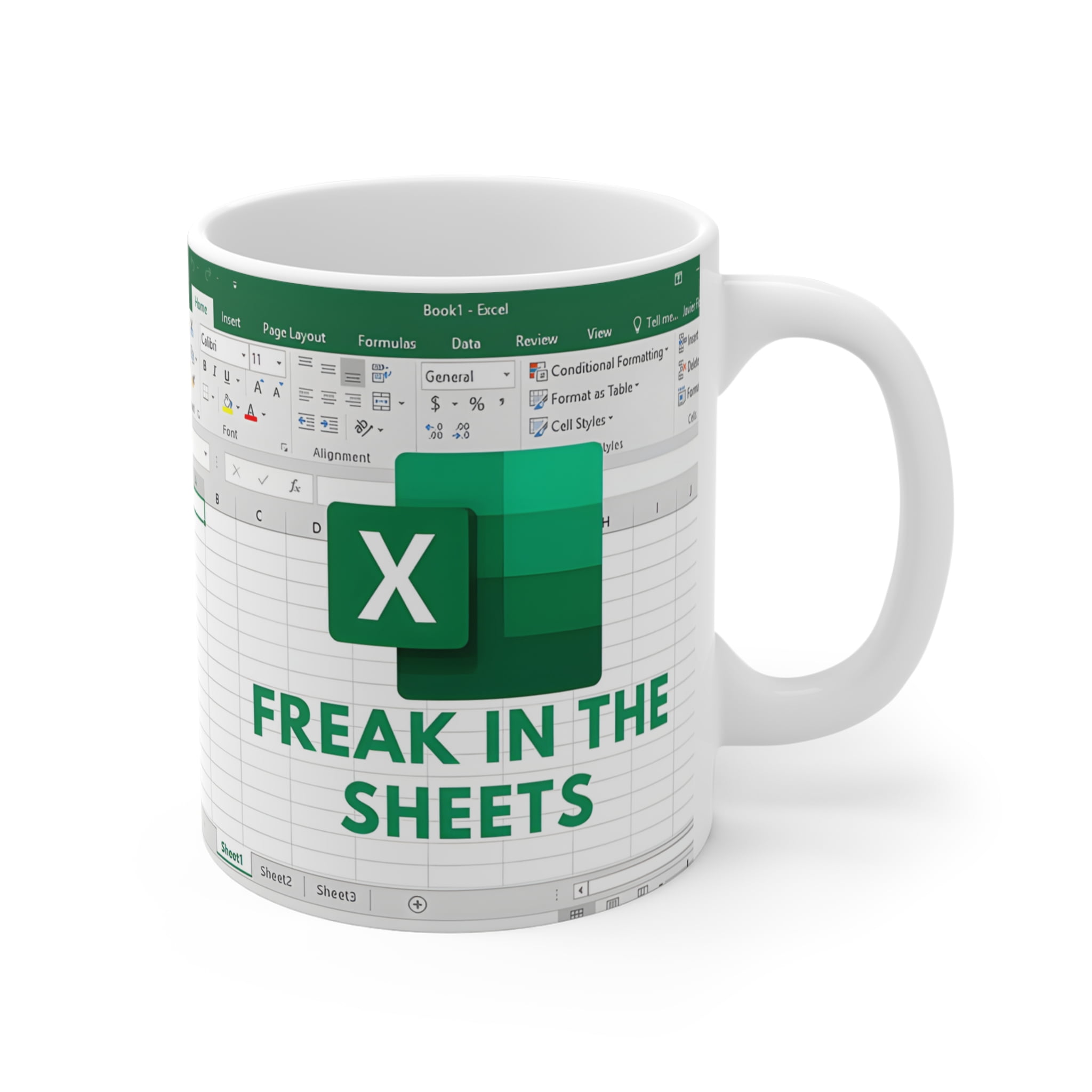 Gulf Coast Online - Freak In The Sheets Funny Spreadsheet Mug Gift ...