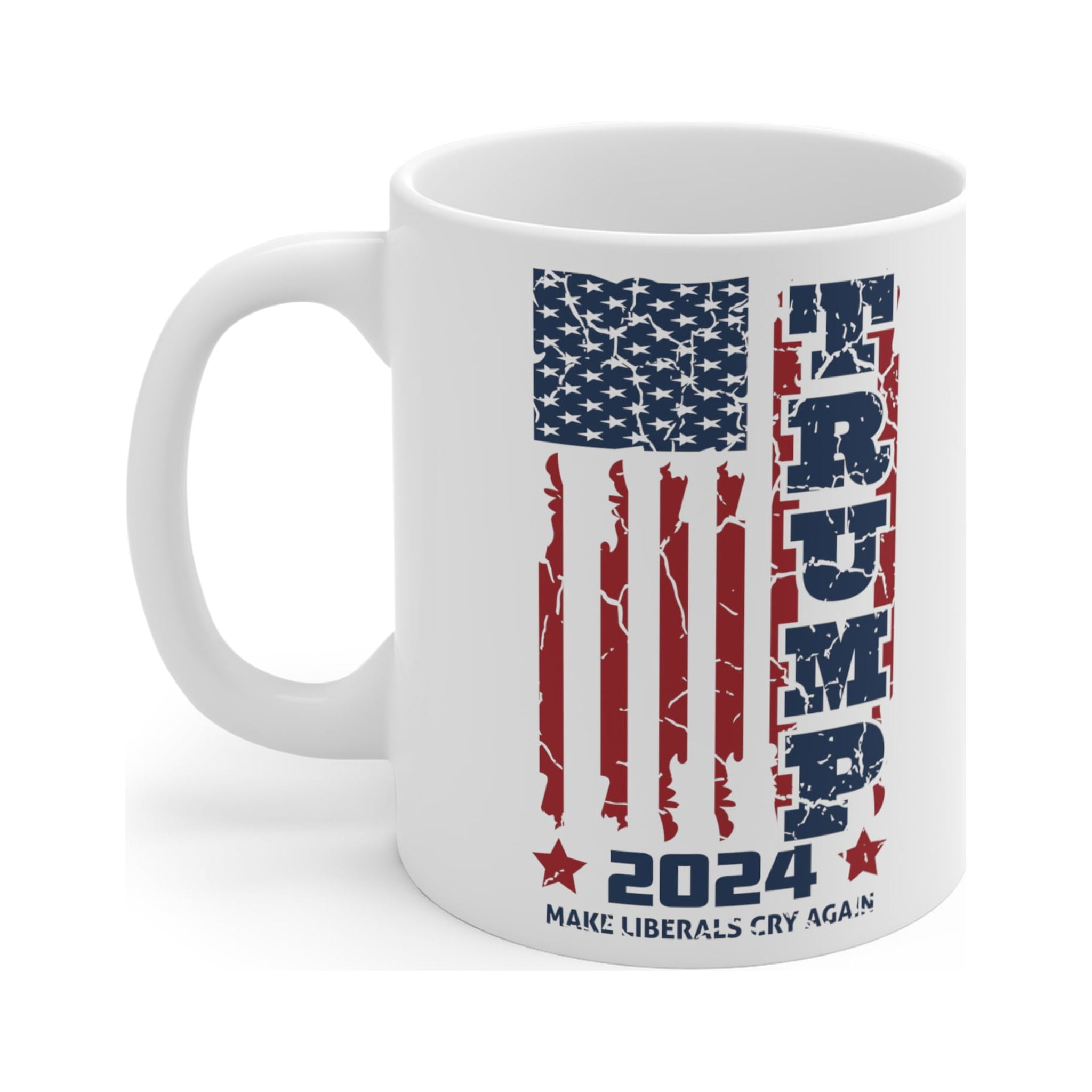 Gulf Coast Online Trump 2024 Mug, MAGA 11oz Ceramic White Coffee Tea ...