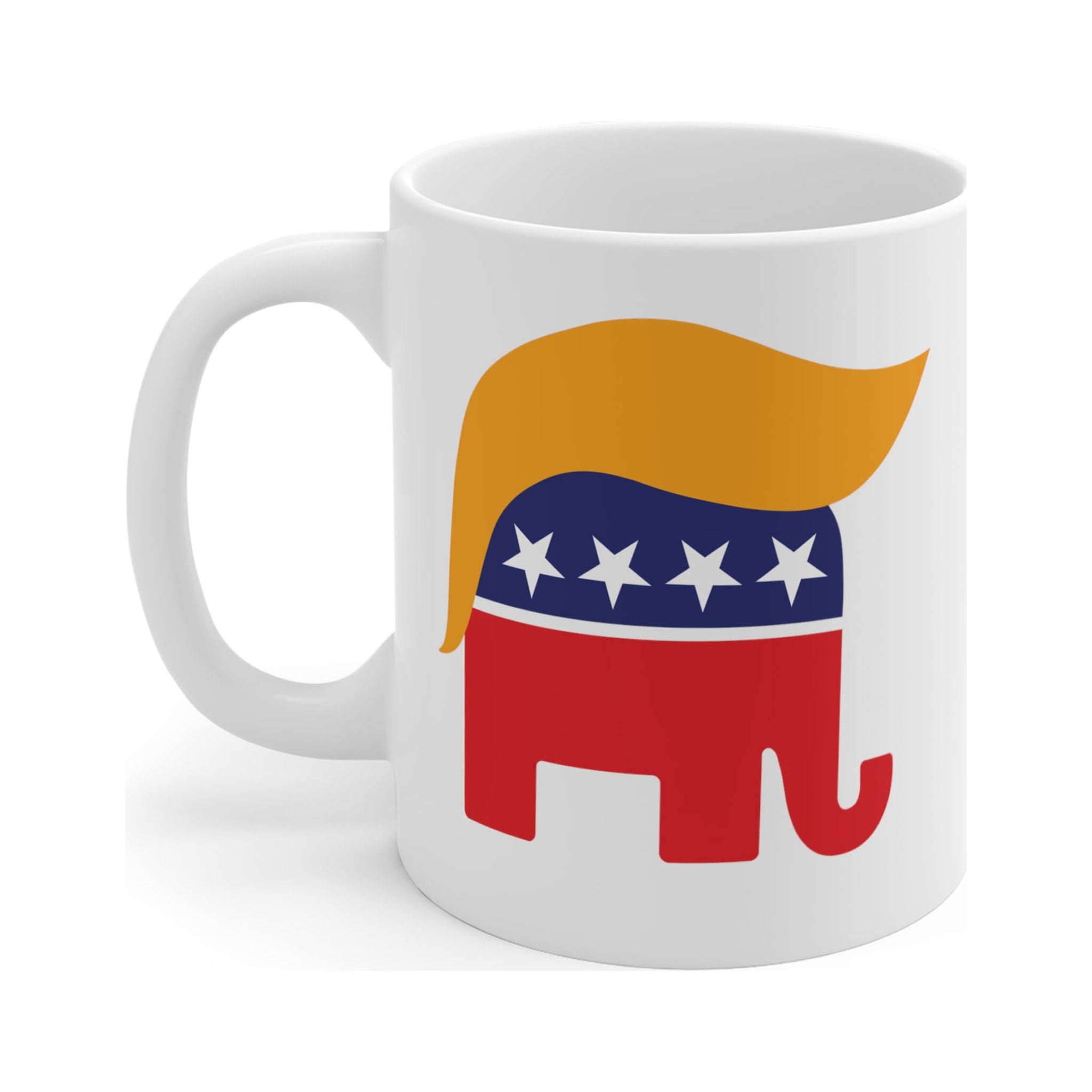 Gulf Coast Online Trump 2024 Mug, MAGA 11oz Ceramic White Coffee Tea ...