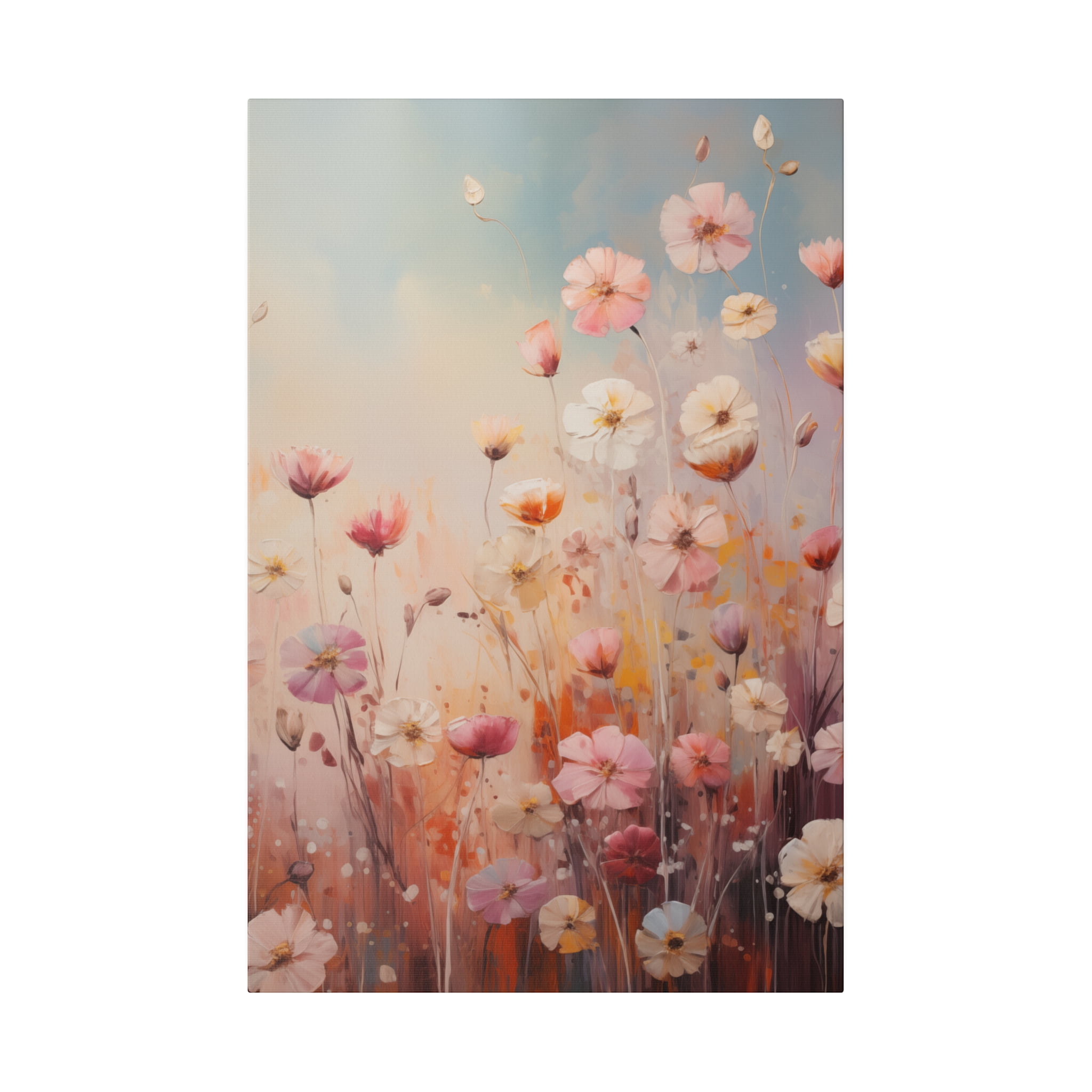 Gulf Coast Online Vintage Floral Wall Art Matte Canvas, Flower Wall ...