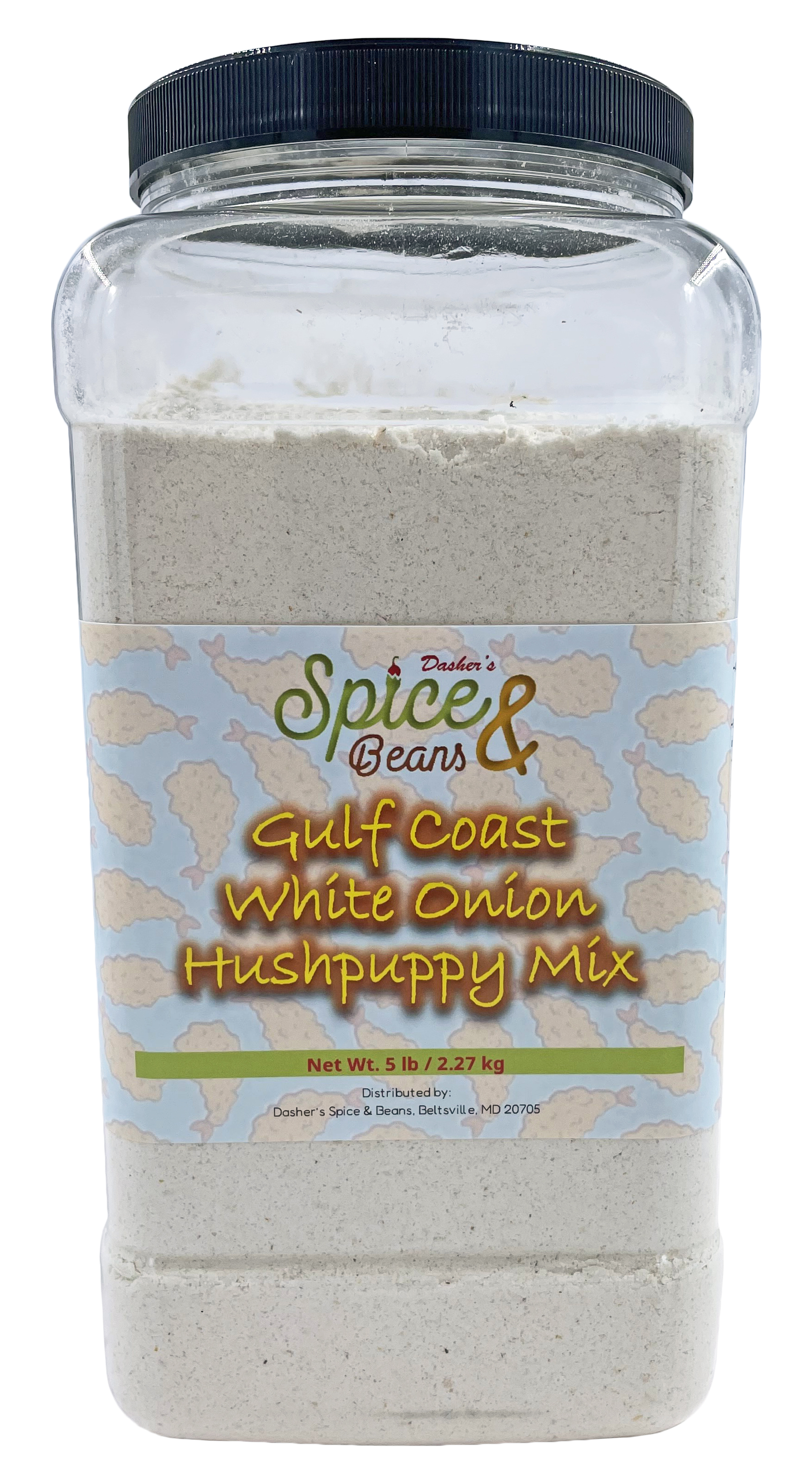 Gulf Coast White Onion Hushpuppy Mix | By Dasher's Spice & Beans | 5 lb ...