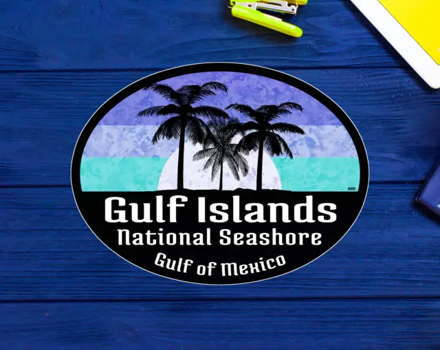 Gulf Islands National Seashore Florida Alabama Mississippi Sticker ...