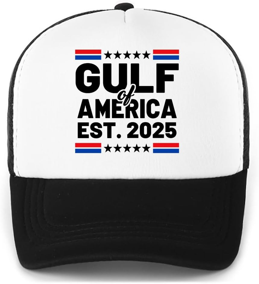 Gulf Of America Caps, Est. 2025 America Gulf Trucker Hat Unisex ...