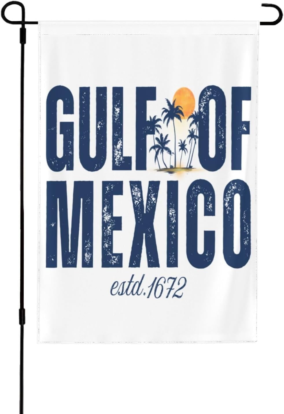 Gulf Of Gulf Of Mexico 1672 12x18 Garden Flag Double-Side Banner No ...