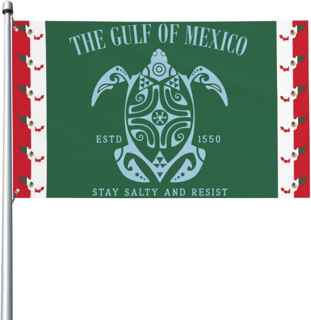 Gulf Of Mexico Flag Sign 4x6 Gulf Of Mexico Est 1550 Flag Banner ...