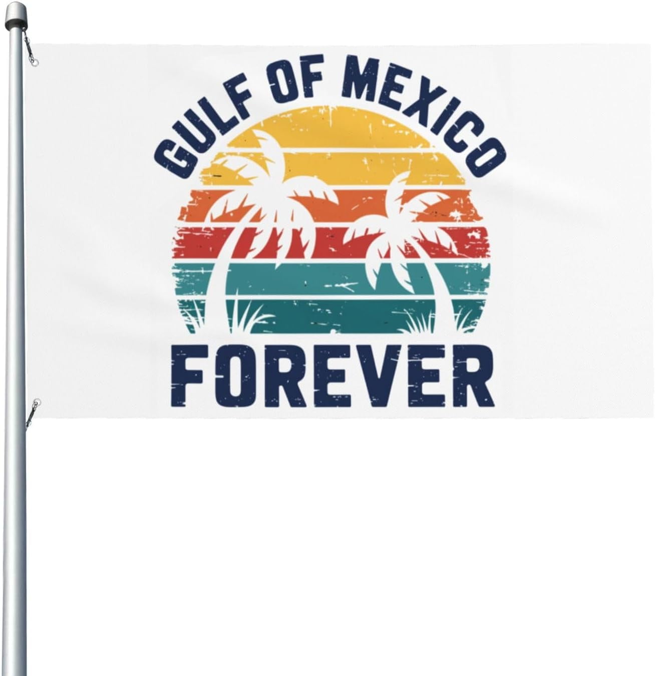 Gulf Of Mexico Flag Sign 4x6 Gulf Of Mexico Est 1550 Flag Banner ...