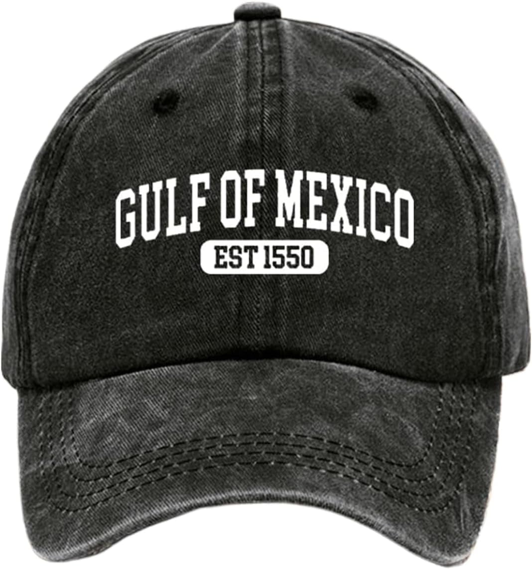 Gulf Of Mexico Hat Vintage Gulf Of Mexico Baseball Cap For Men Women ...