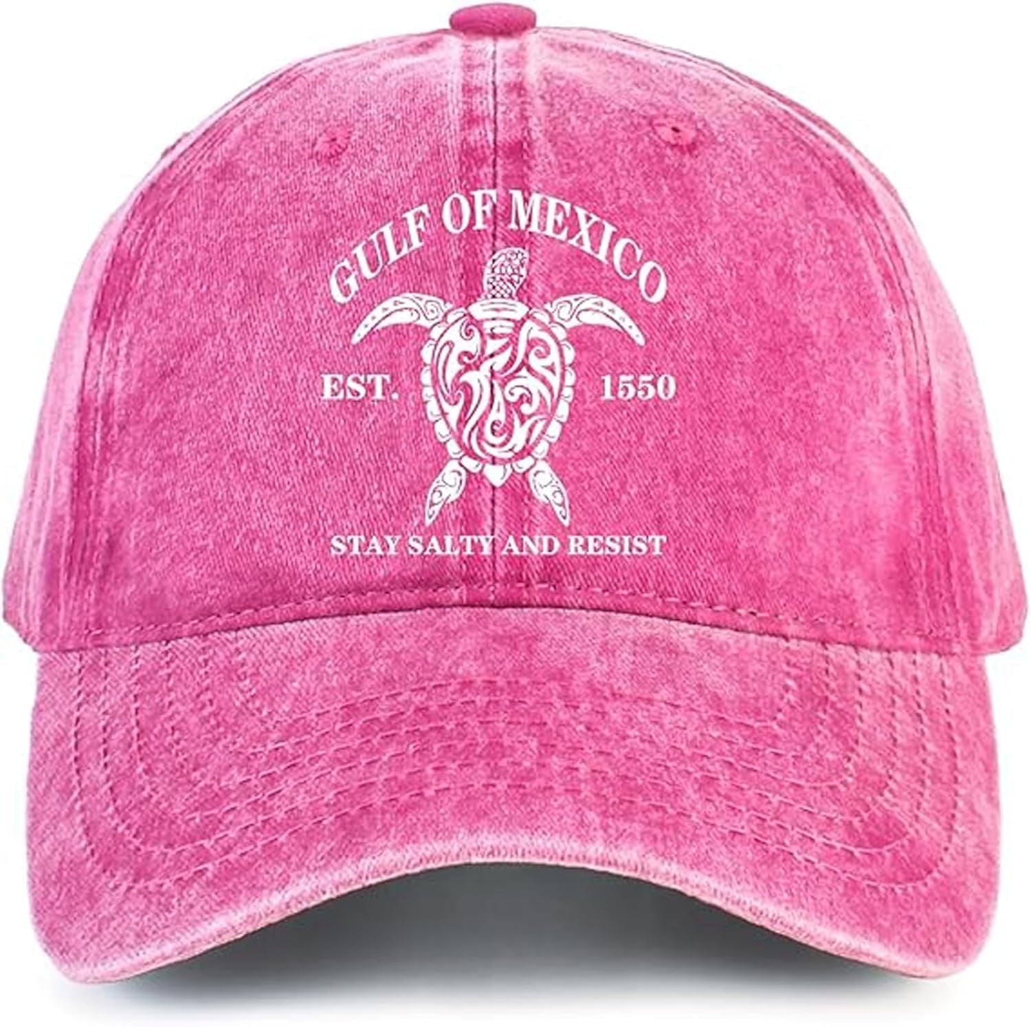 Gulf Of Mexico Sea Turtle Hat Stay Salty And Resist Hats Est 1550 ...