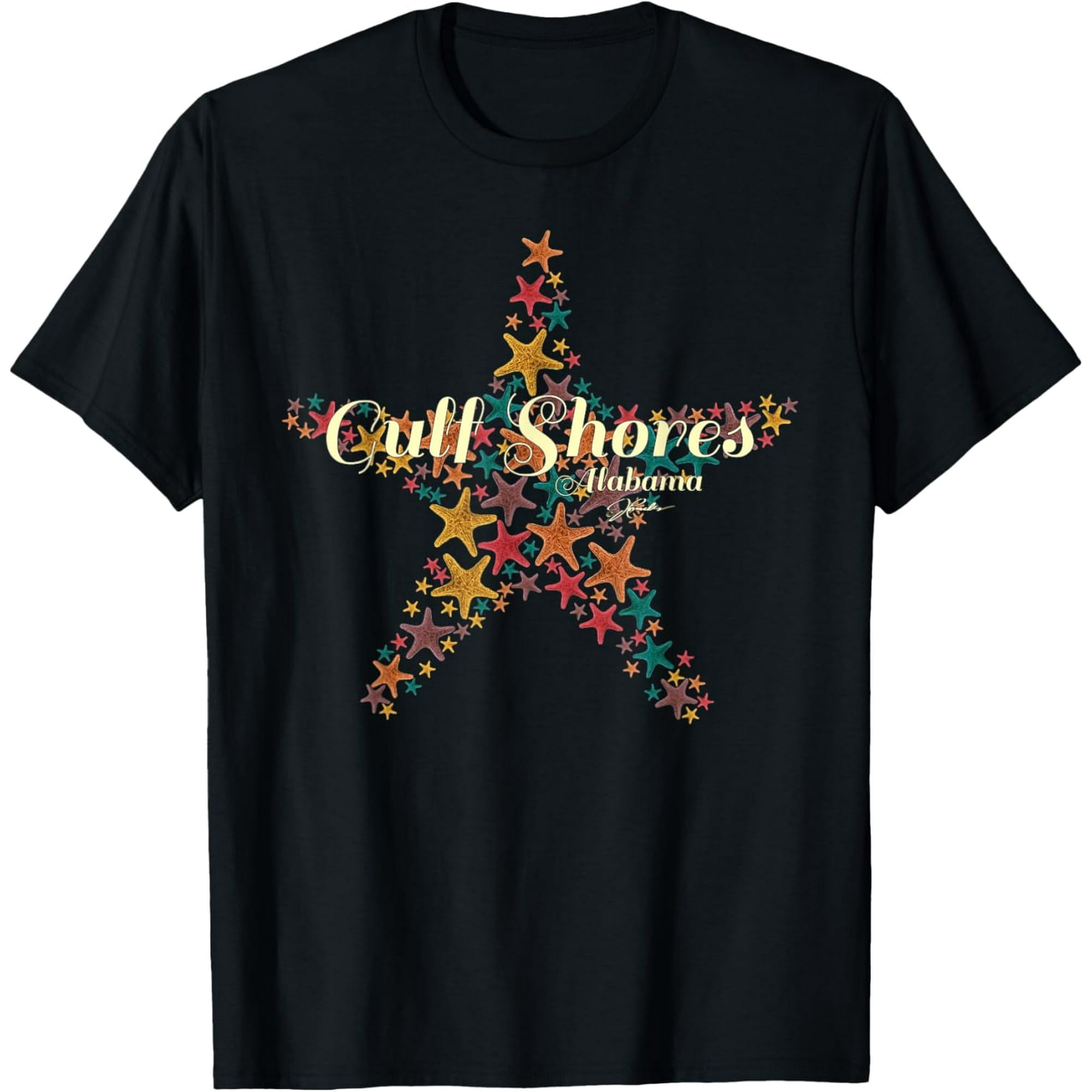 Gulf Shores, AL, Starfish in Starfish T-Shirt T-Shirt men and women can ...