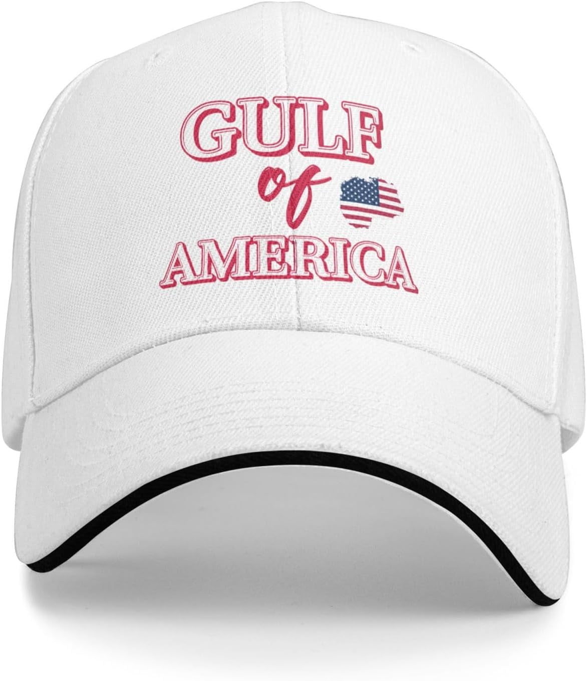 Gulf of America Baseball Cap Trucker Hat Funny Gulf of Mexico USA Flag ...