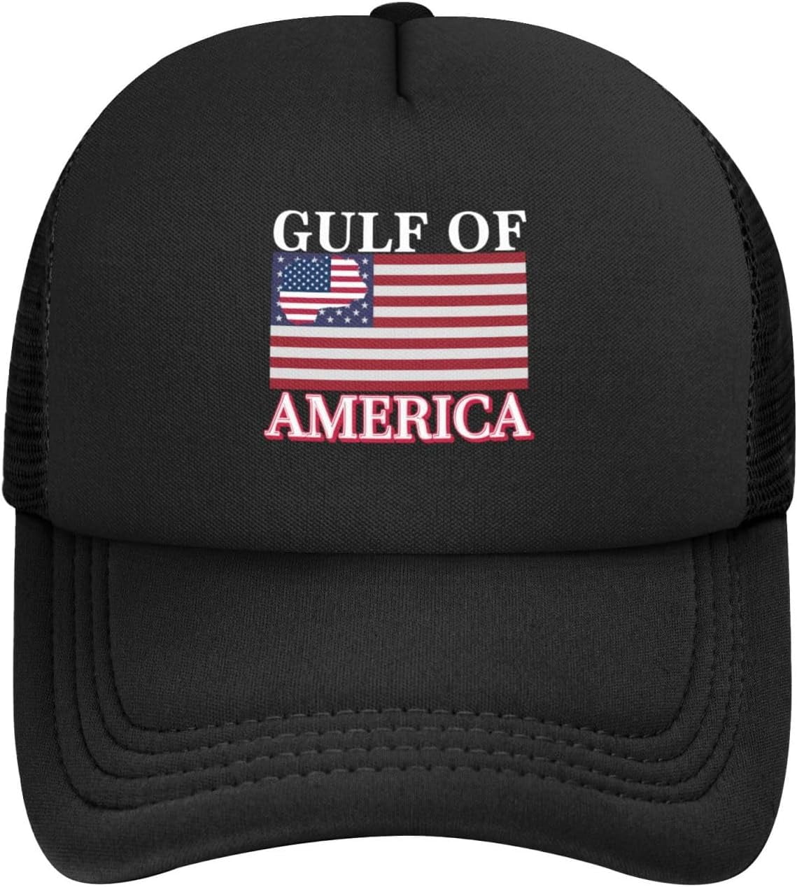 Gulf of America Baseball Cap Trucker Hat Funny Gulf of Mexico USA Flag ...