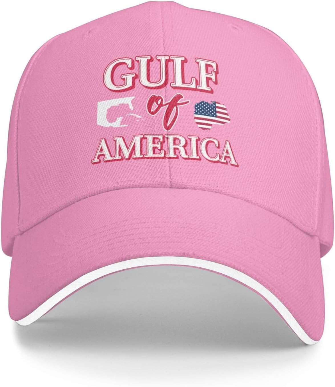 Gulf of America Hat Funny Gulf of Mexico USA Flag Map Hat July 4 Cap ...