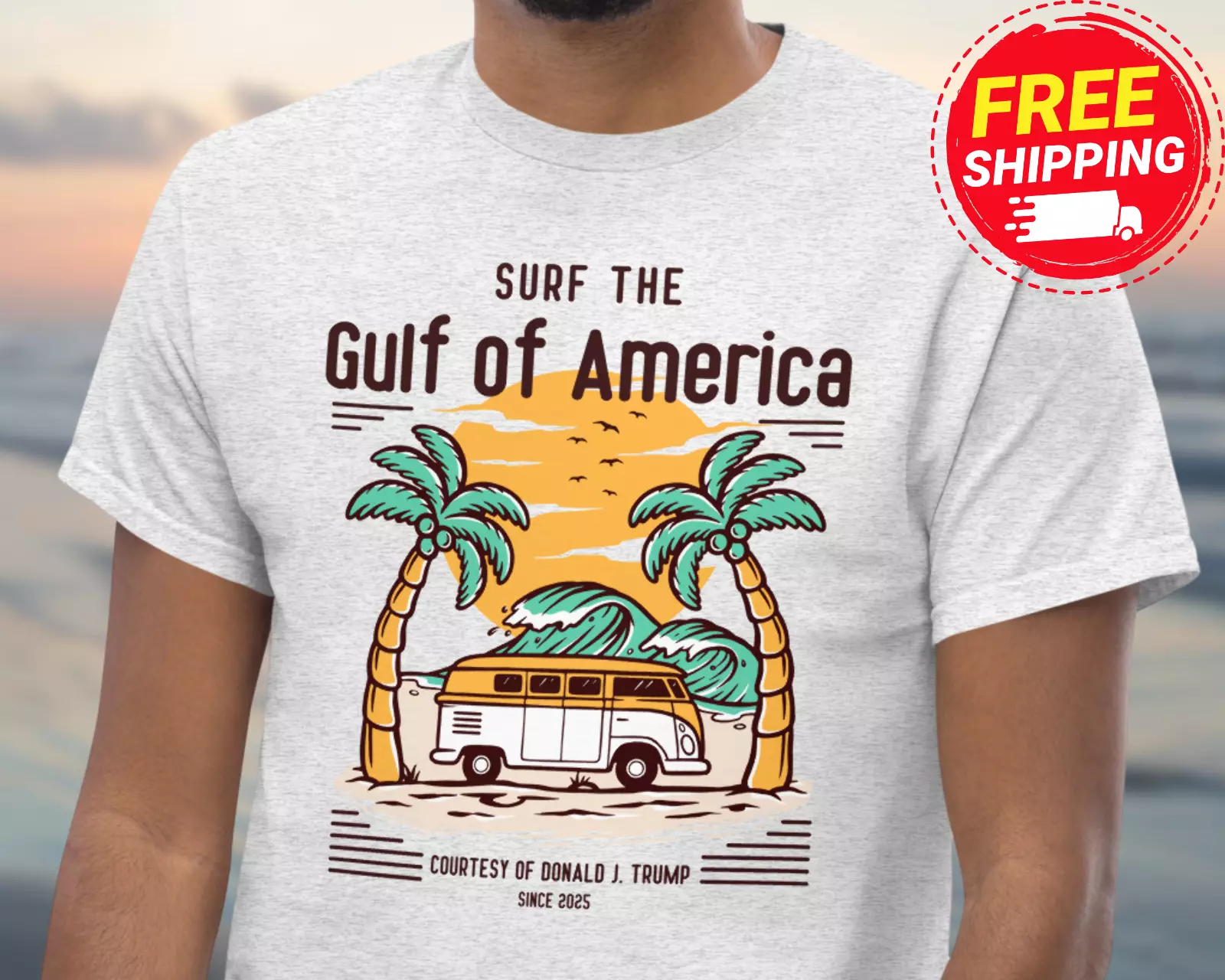 Gulf of America Shirt Tr*mp MAGA Gulf of Mexico D*nald Tr*mp Inauguration 2025 - Walmart.com