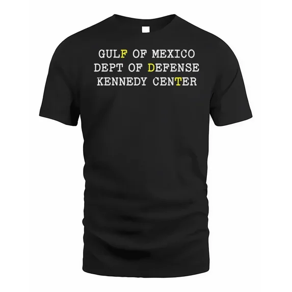 Gulf of Mexico Dept of Defense Kennedy Center Funny Shirt - Walmart.com