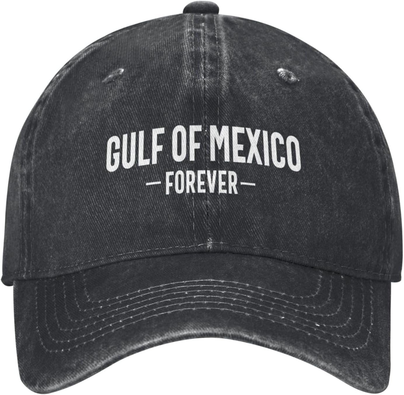 Gulf of Mexico Forever Hat for Men Black Women Funny Humor Trucker Hats ...