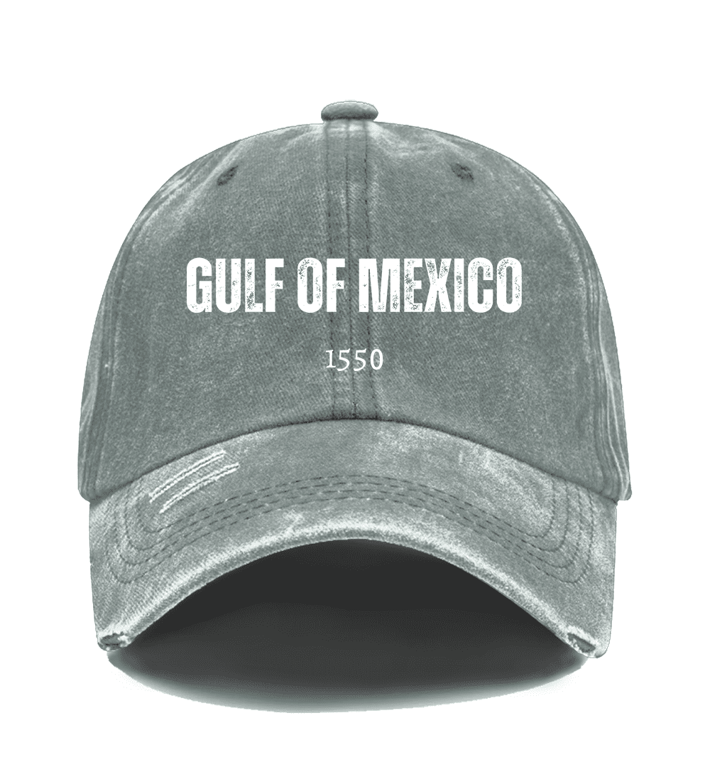 Gulf of Mexico Hat Golfo De Mexico Forever Caps Gulf of Mexico 1550 Hat ...