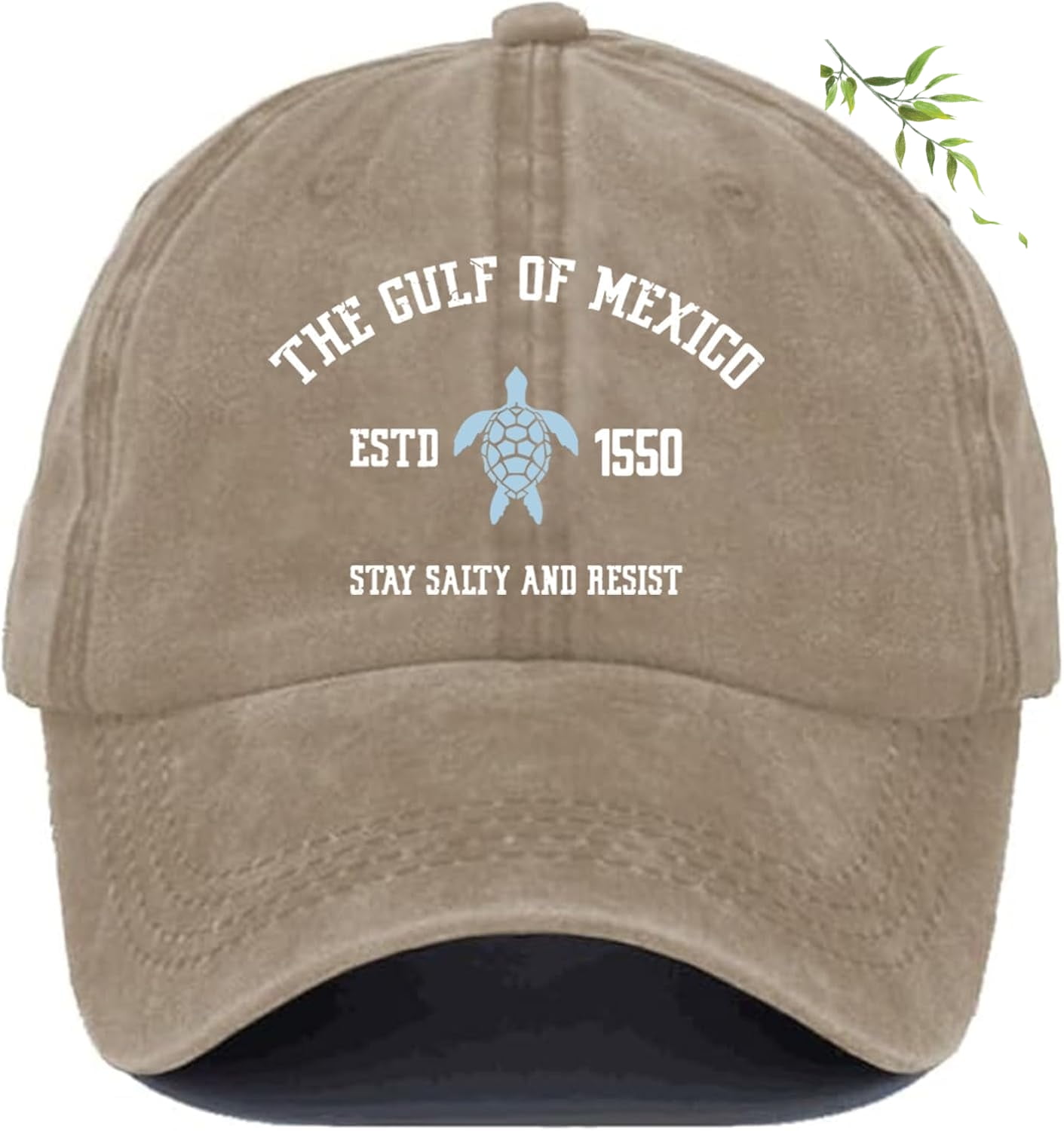 Gulf of Mexico Hat Sea Turtle Hat, Gulf of Mexico Established 1550 Cap ...