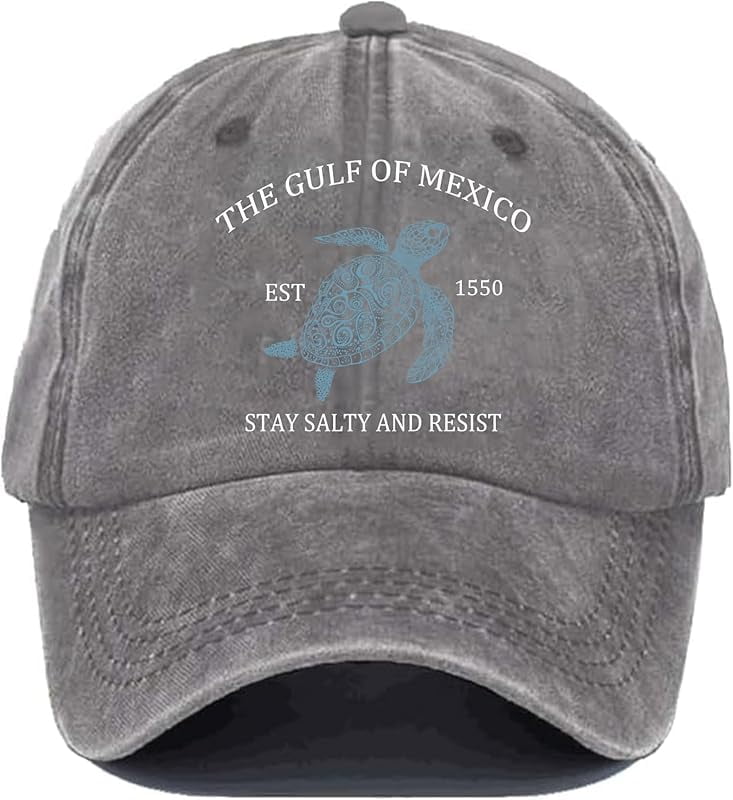Gulf of Mexico Hat Sea Turtle Hat, Gulf of Mexico Established 1550 Cap ...