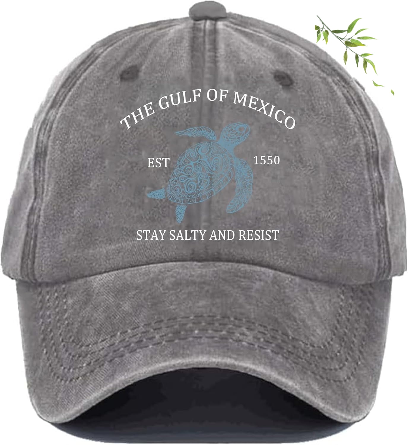 Gulf of Mexico Hat Sea Turtle Hat, Gulf of Mexico Established 1550 Cap ...
