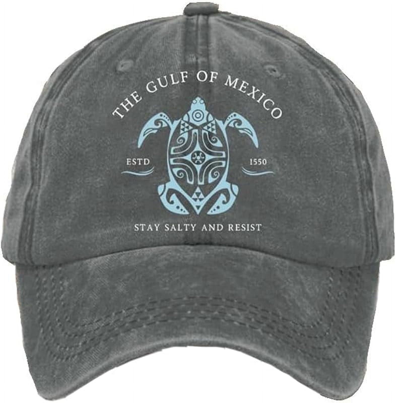 Gulf of Mexico Printed Baseball Cap, Gulf of Mexico Baseball Hats, Stay ...