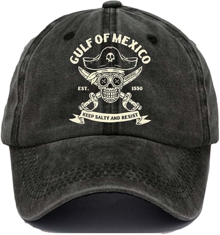 Gulf of Mexico Stay Salty Resist - Adjustable Unisex Baseball Cap Gulf ...