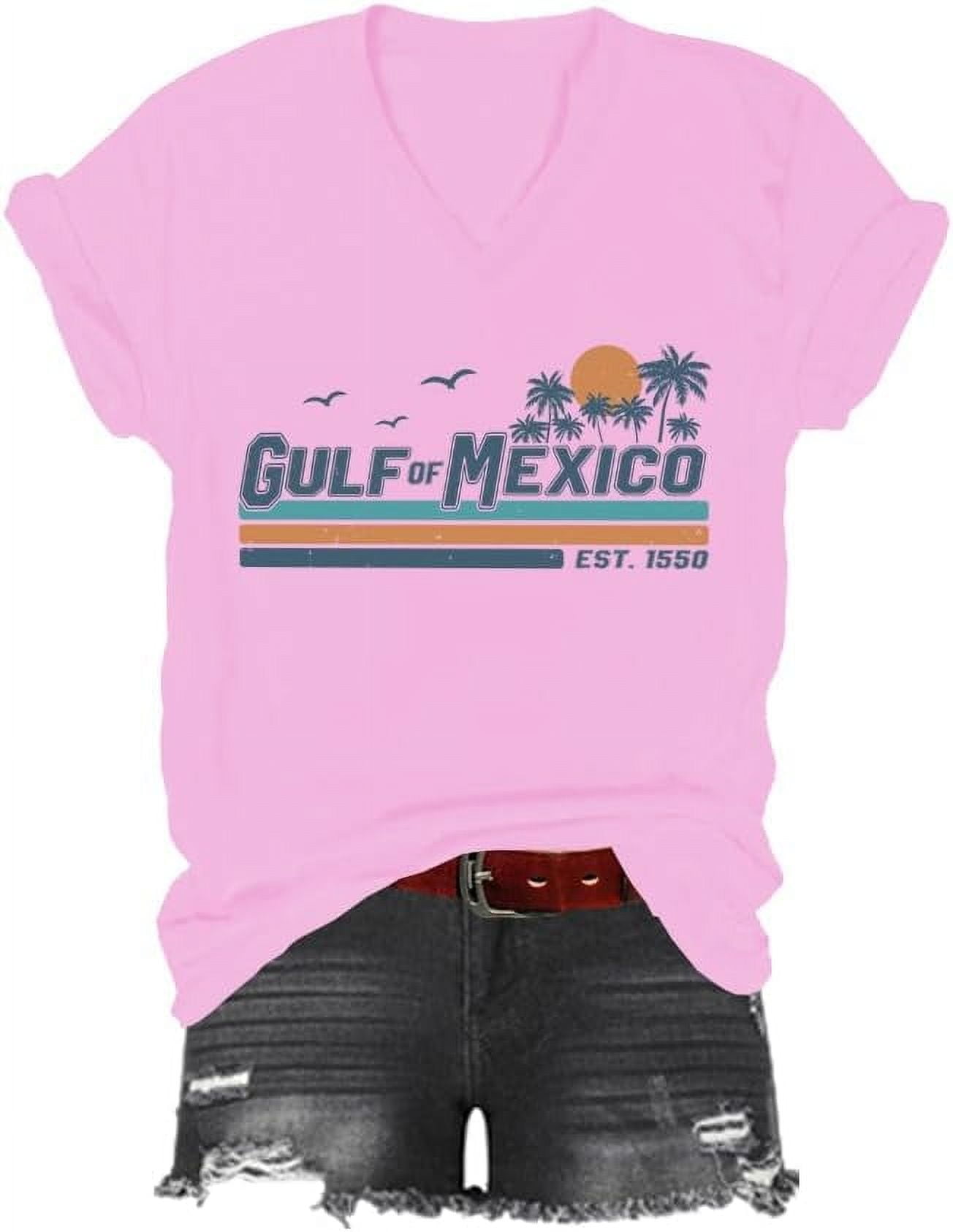 Gulf of Mexico T Shirt, Gulf of Mexico 1550 Shirt, Gulf of Mexico Forever V-Neck Tshirt ...
