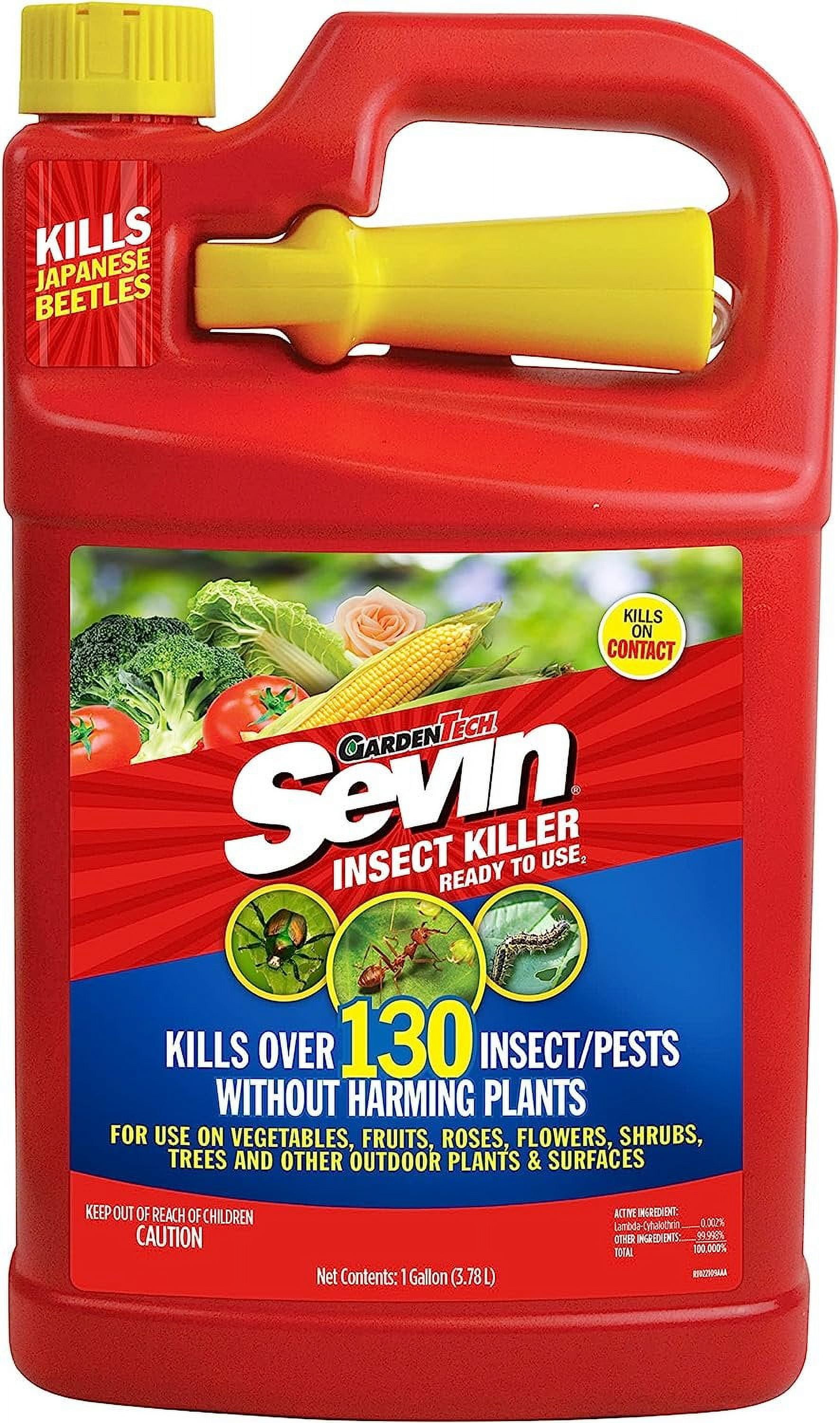 Sevin Ready to Use Insect Control, 1 Gallon, Kills 130+ Insects, for ...