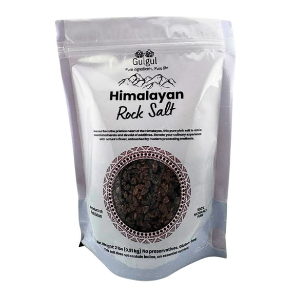 Gulgul Himalayan Black Salt Coarse Grain 2 lbs - Kala Namak Pure ...