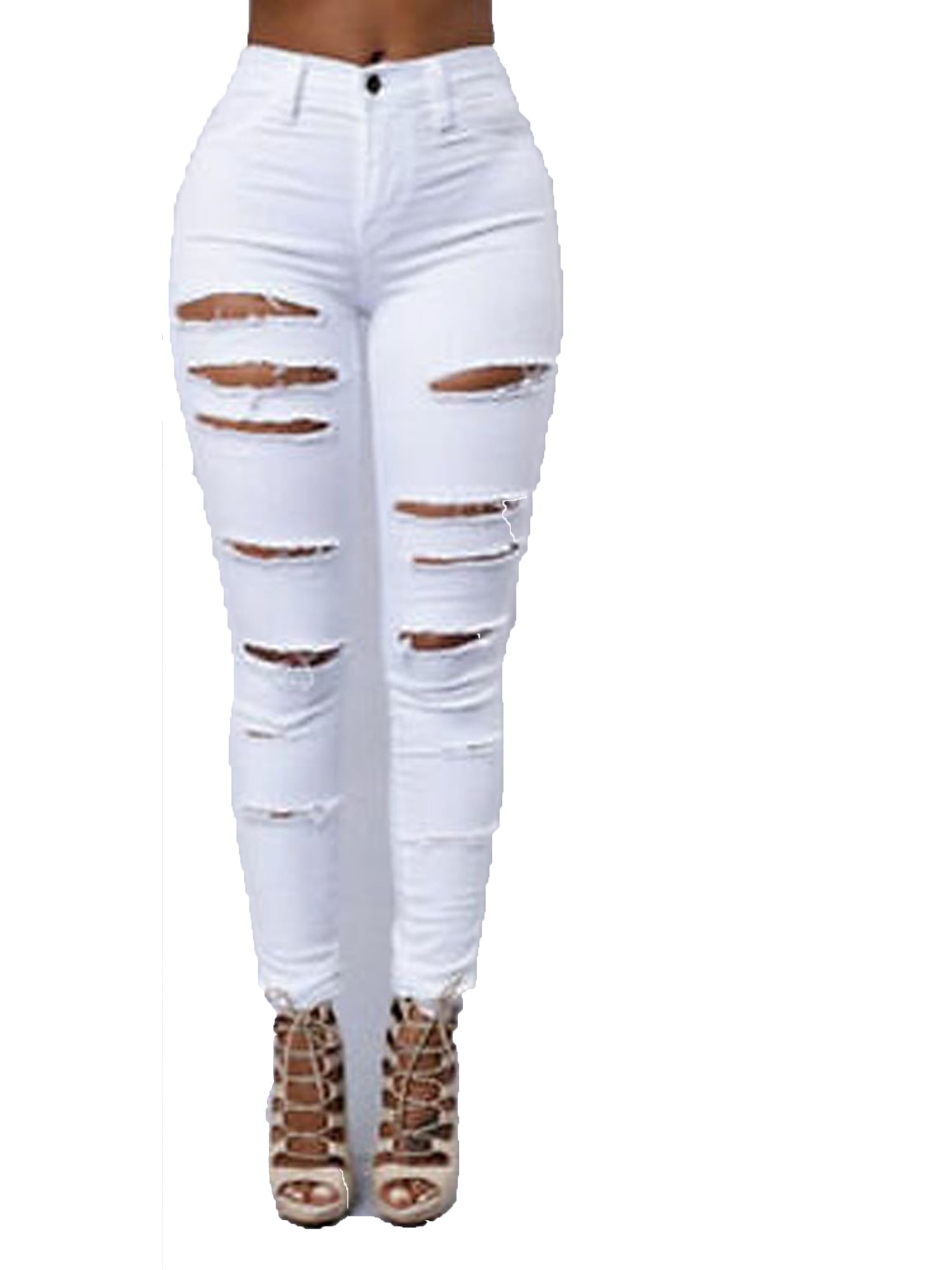 Gulirifei Woman Denim High Waist Skinny Jeans