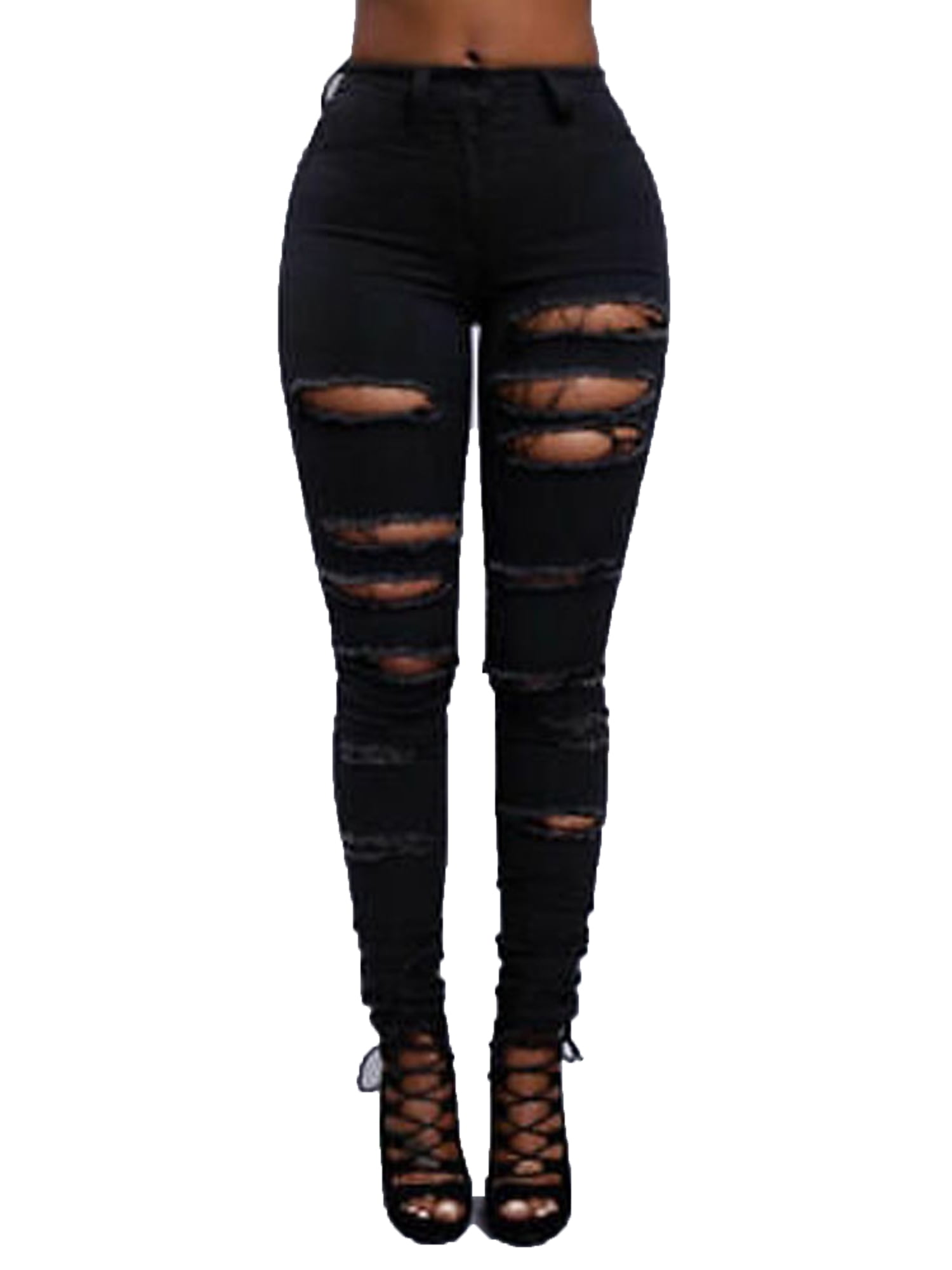Gulirifei Woman Denim High Waist Skinny Jeans