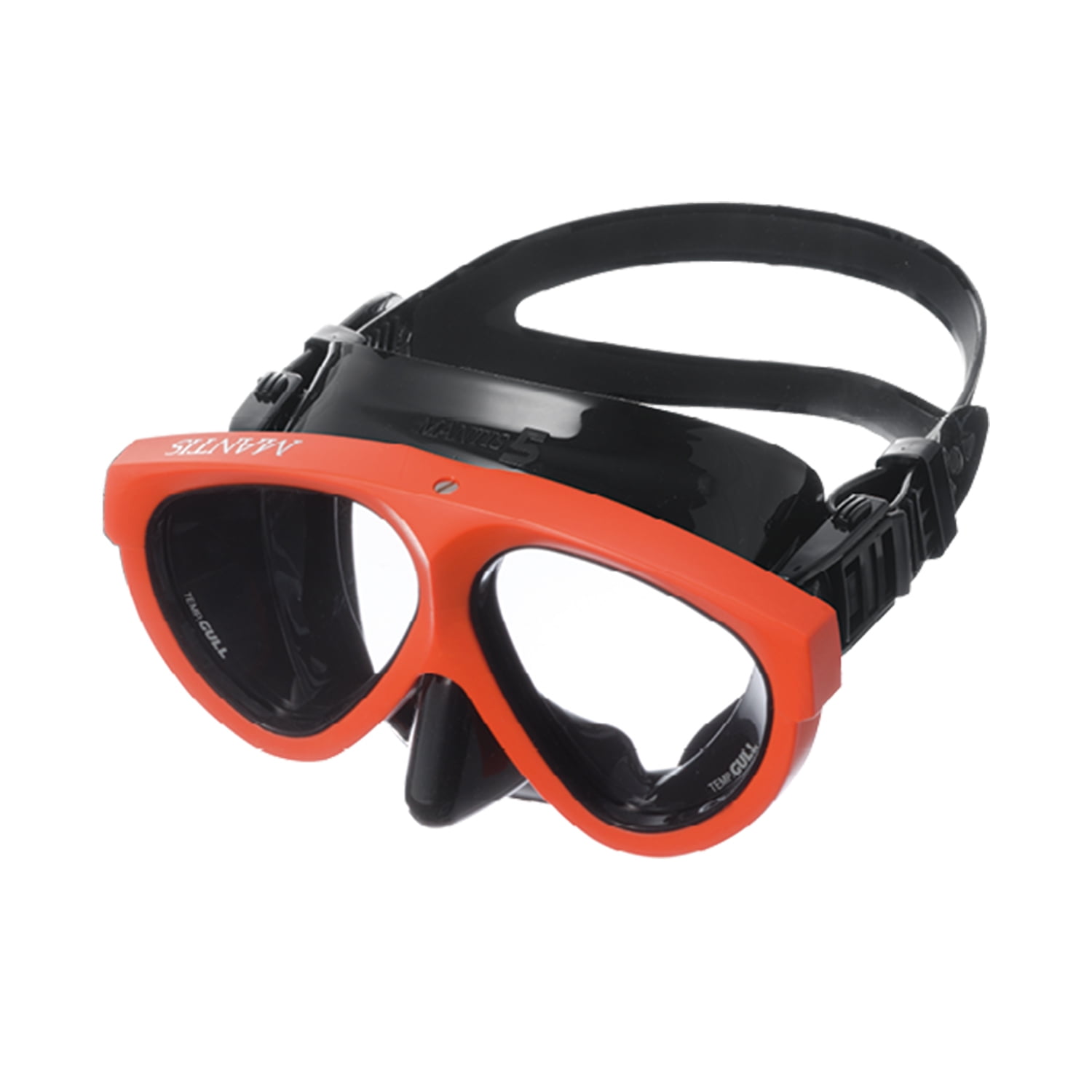 Gull Mantis 5 Black Silicone w/ Bright Orange Frame - Walmart.com