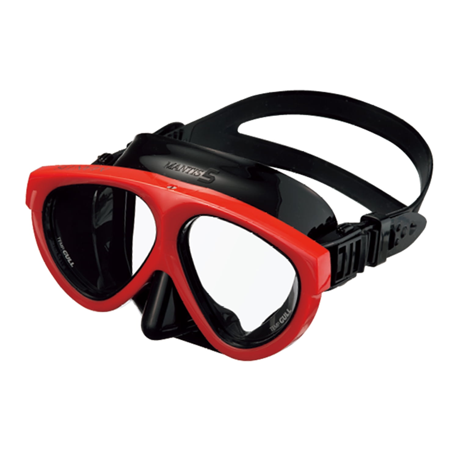 Gull Mantis 5 Black Silicone w/ Paradiso Red Frame - Walmart.com