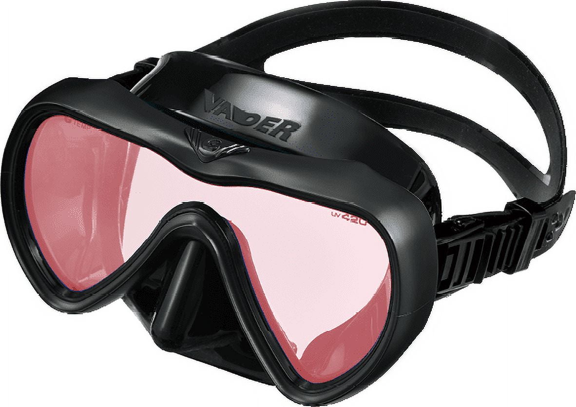 Gull Vader Black Silicone Mask w/ Black Chrome Frame - Walmart.com