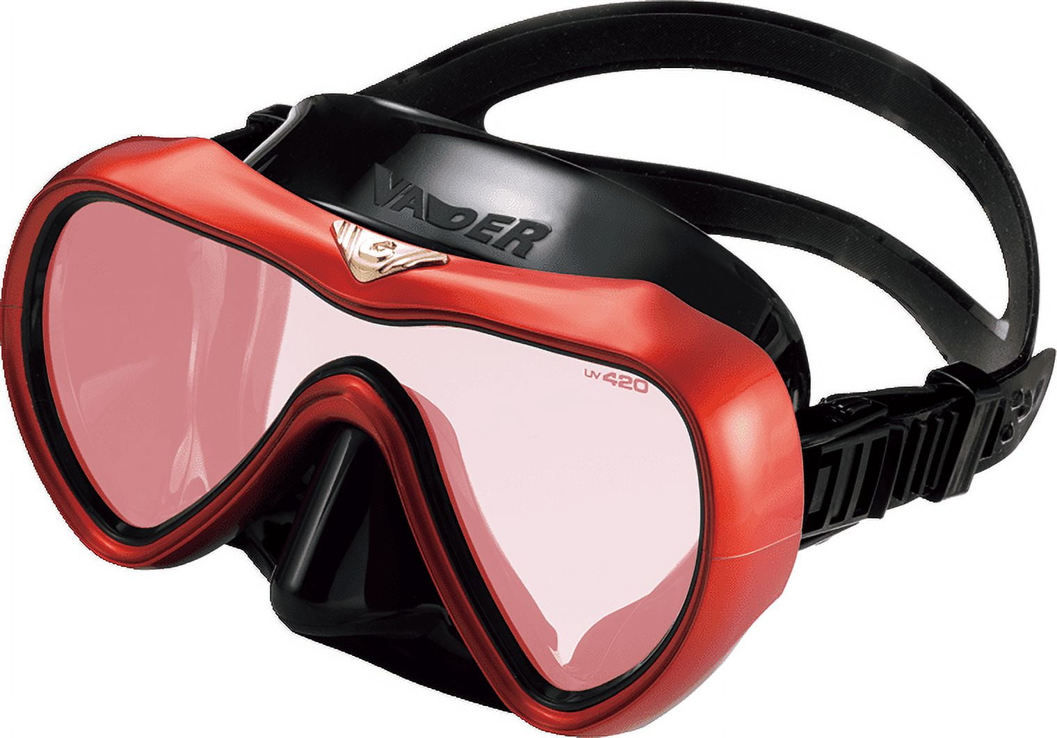 Gull Vader Black Silicone Mask w/ Paradiso Red Frame - Walmart.com