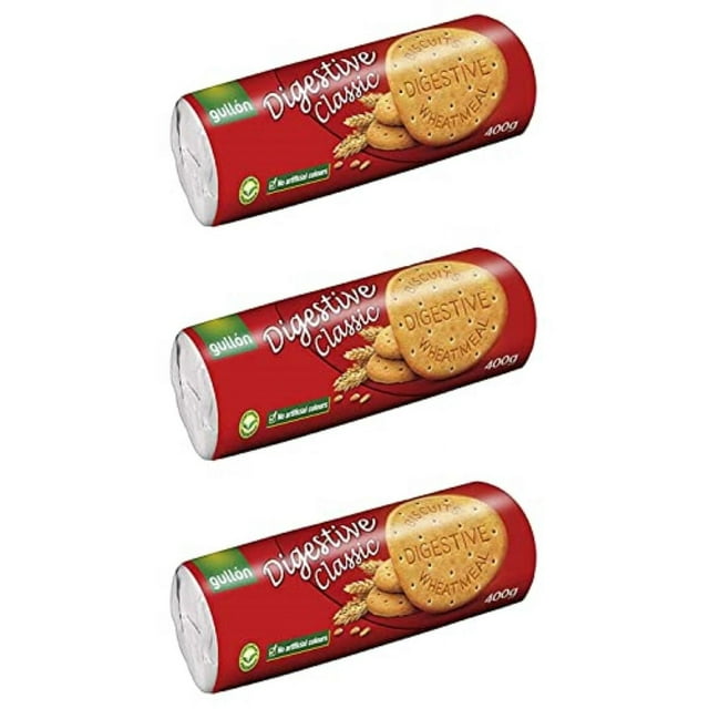 Gullon Digestive Cookie Biscuits, 14.11 oz, Count of 3 - Walmart.com