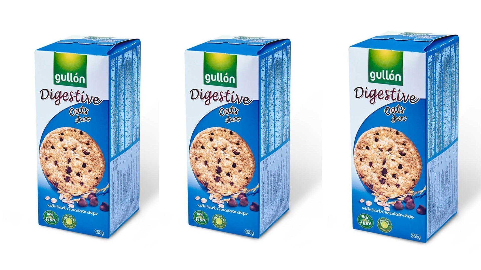 Gullon Oat and Chocolate Digestive Cookie Biscuits, Dark Chocolate ...