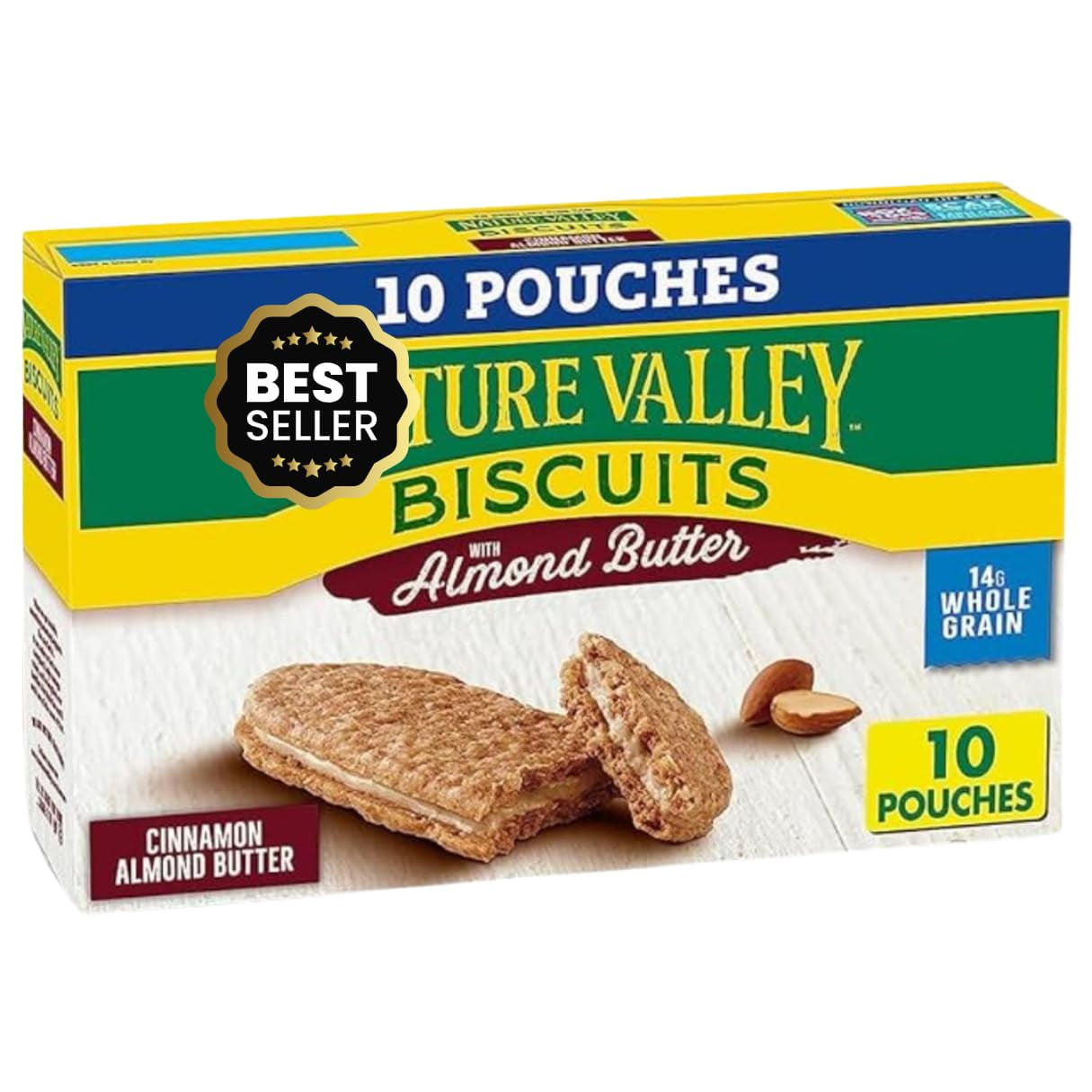 Nachur Valey Biscuit Sandwich, Cinnamon Almond BSL1 Butter 1 Pack (10 ...