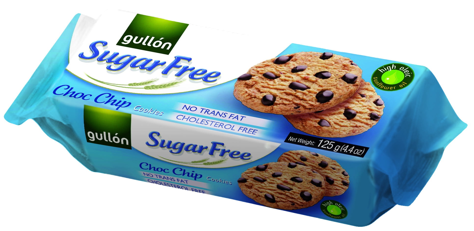 Gullon Sugar-Free Chocolate Chip Biscuits, 4.4 Oz - Walmart.com