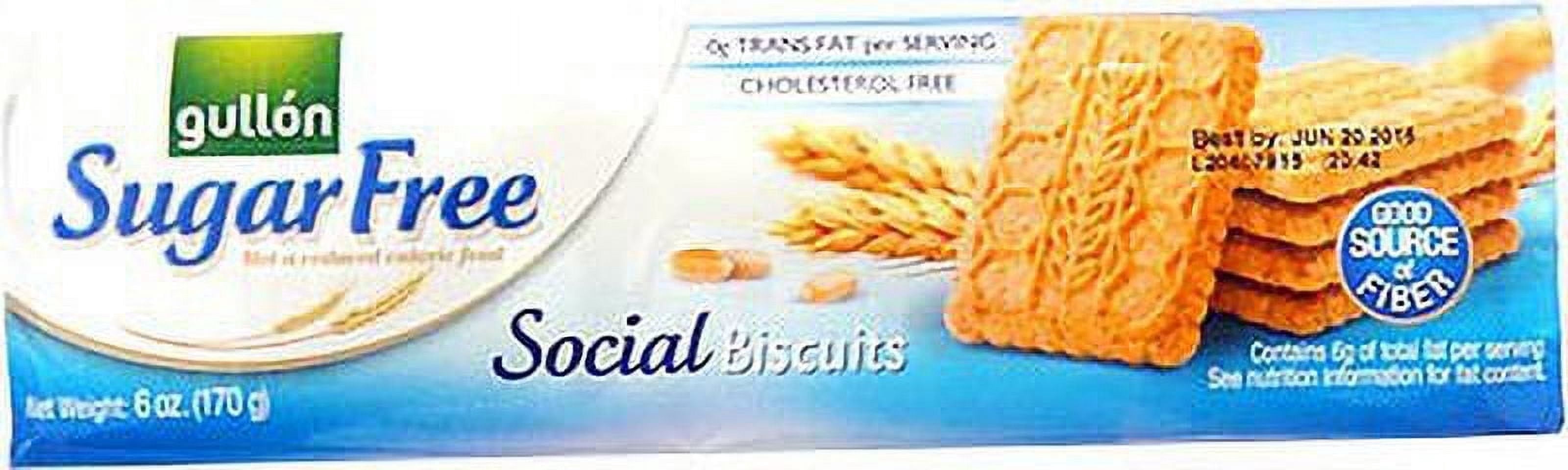 Gullon Sugar Free Social Biscuits 6 oz pack - Walmart.com