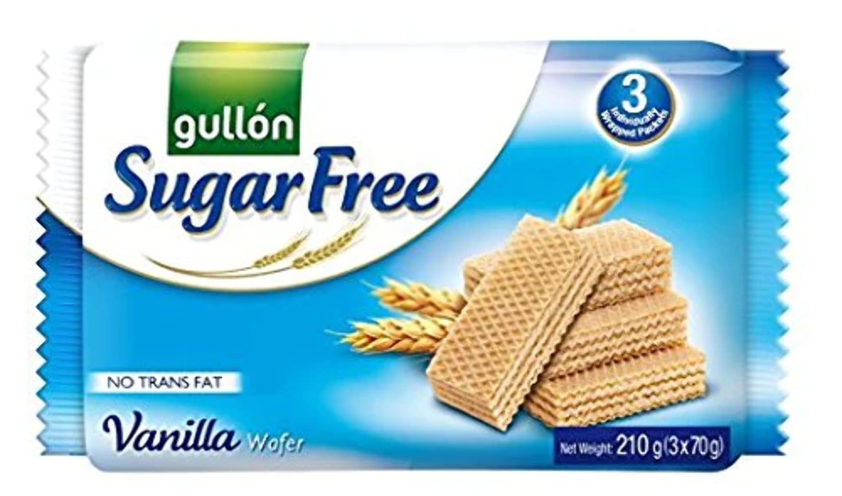 Gullon Sugar Free Vanilla SAF21 Wafer Cookies 7.4 Oz/210 G - Walmart.com
