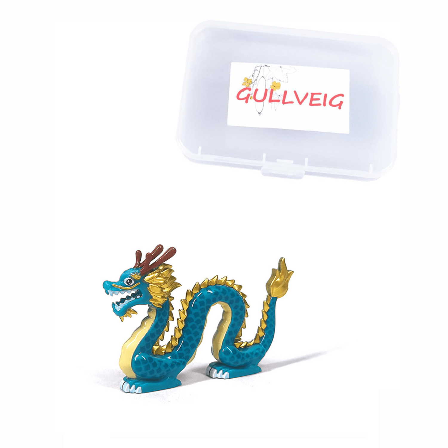 Gullveig Blue Dragon Model Building Kit, Non-Official Parts Compatible ...