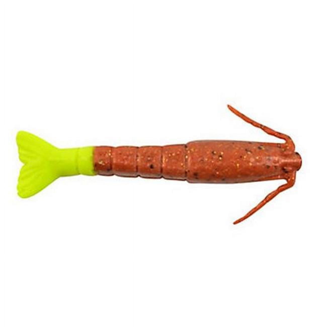 Gulp Alive Shrimp Pint 3 in., New Penny & Chartreuse - Walmart.com