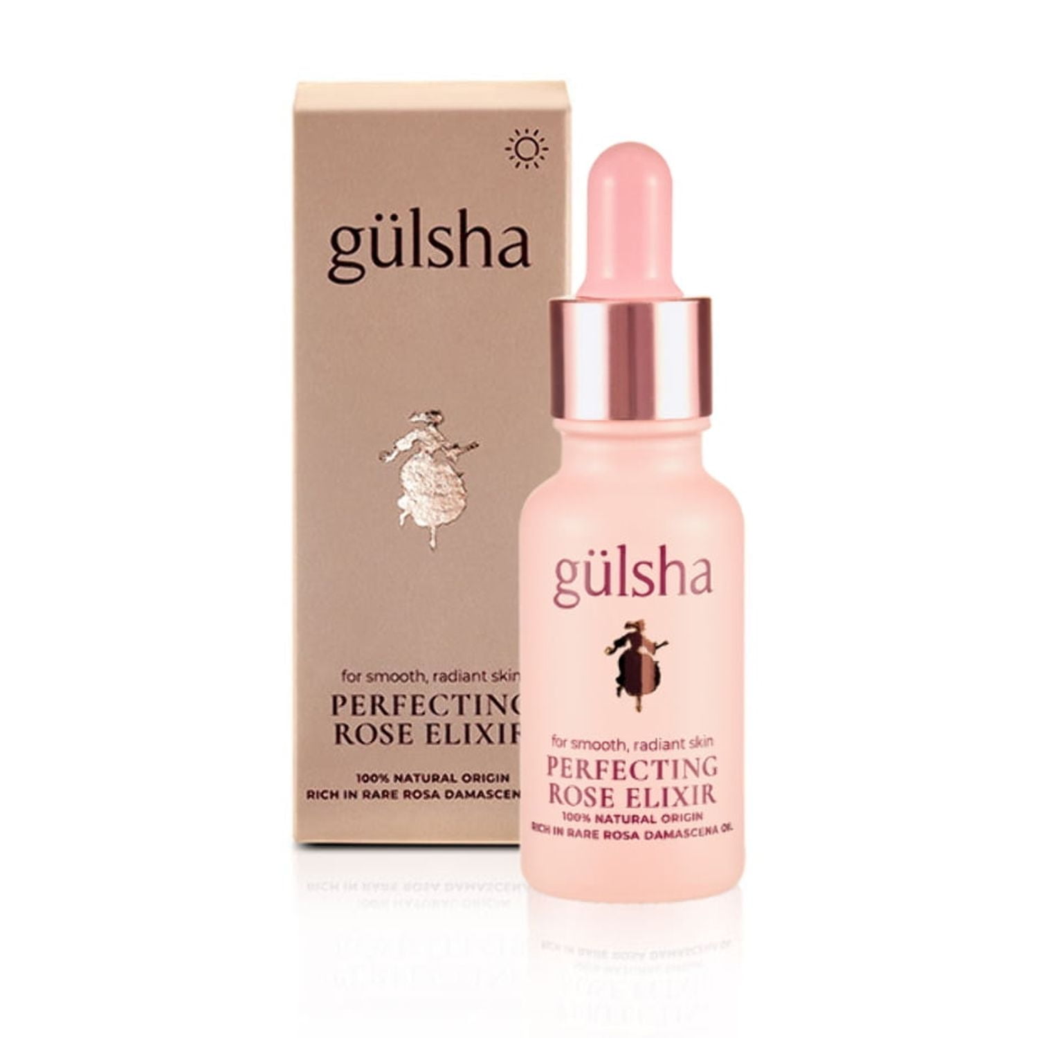 Gulsha Perfecting Rose Elixir 0.67 Fl Oz, Rosa Damascena Essential Oil ...